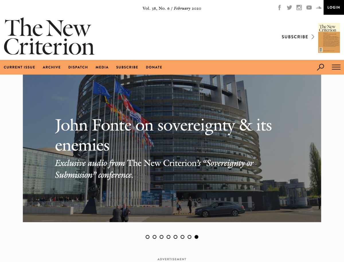 The New Criterion · OctoberCMS Showcases